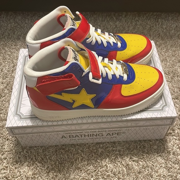 Bape | Shoes | Hi Top Bapesta | Poshmark